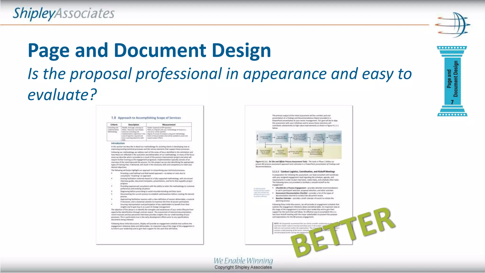 Session 5: Shipley Associates - 7 Pillars of Effective Proposals | PPTX