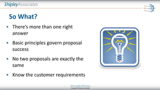 Session 5: Shipley Associates - 7 Pillars of Effective Proposals | PPTX