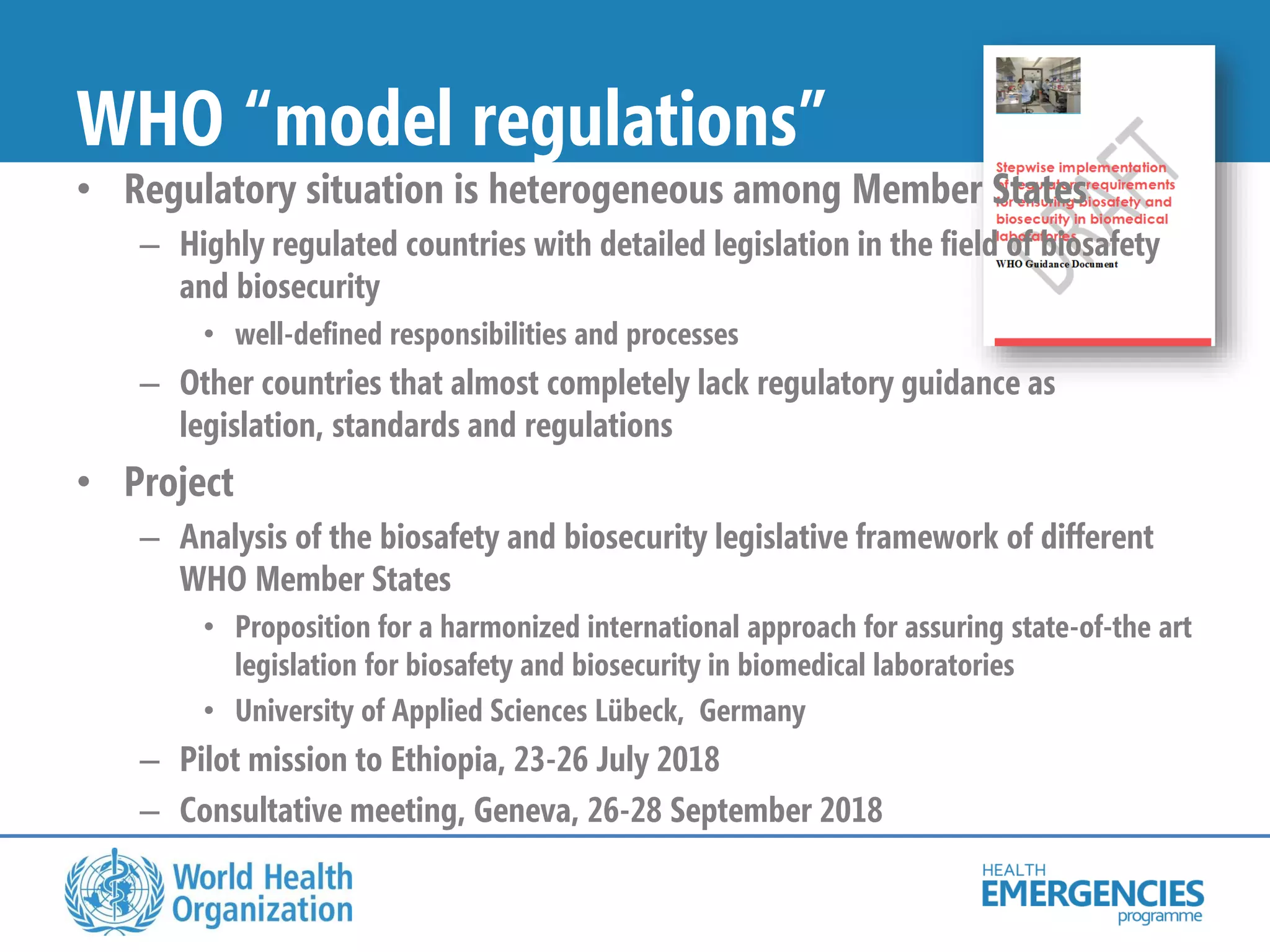 WHO Laboratory Biosafety Manual Revision Update | PDF