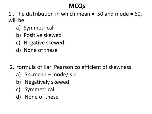 KPC skewness 2 | PPTX