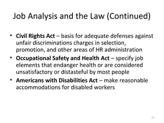 Session 5 & 6 job analysiss | PPT