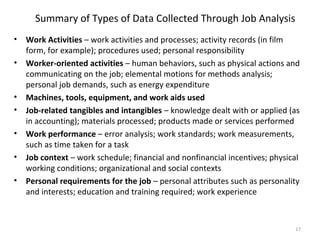 Session 5 & 6 job analysiss | PPT