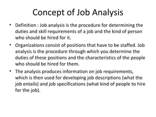 Session 5 & 6 job analysiss | PPT