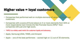 Session 5 elements of value presentations | PDF