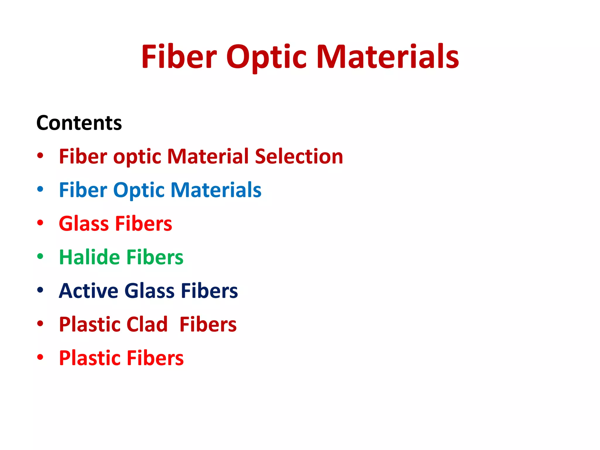 Session5 fiber materials | PPTX