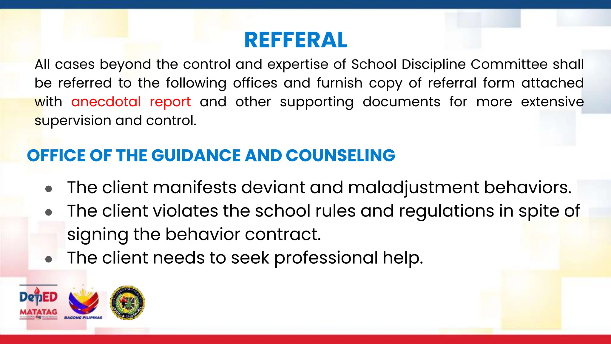 SESSION 5 Roles and responsibilities of PGC.pptx