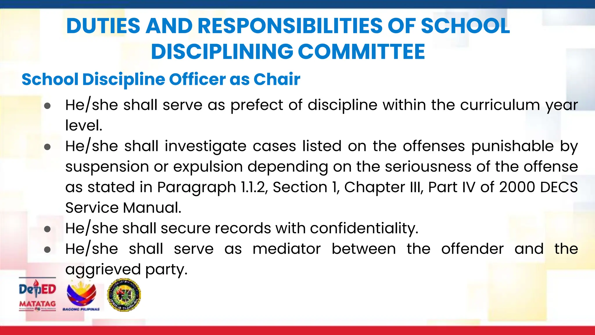 SESSION 5 Roles and responsibilities of PGC.pptx