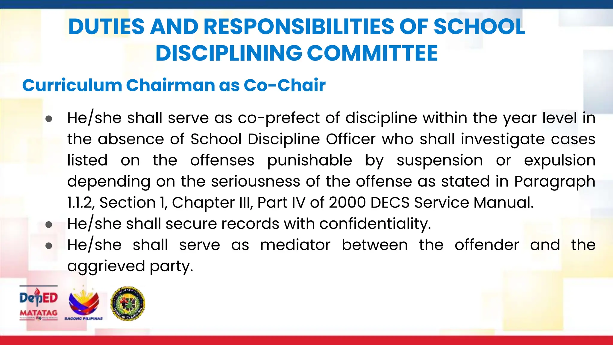 SESSION 5 Roles and responsibilities of PGC.pptx