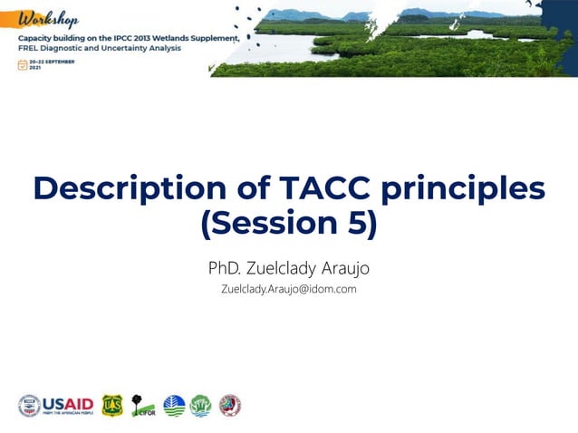 Description of TACC principles | PDF | Geography | Science