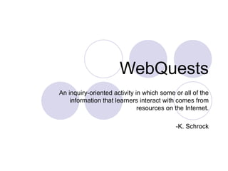 Session5 webquests blooms weles | PPT