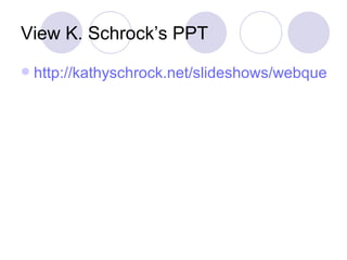 Session5 webquests blooms weles | PPT