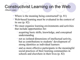 Session5 webquests blooms weles | PPT
