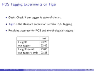 Session6 01.helmut schmid | PDF