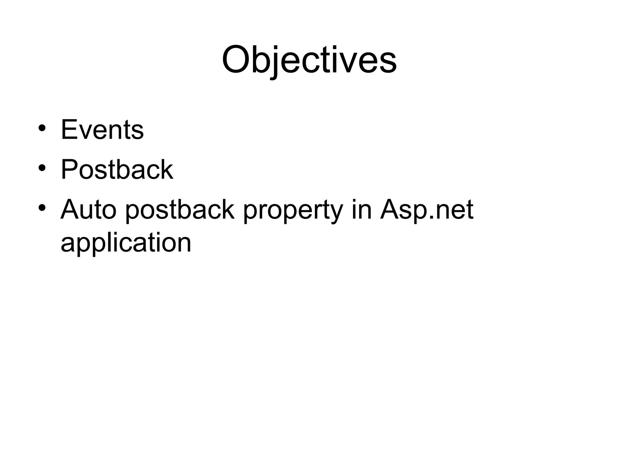 ASP.NET Session 6 | PPT