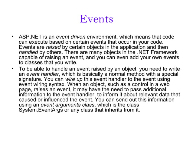 ASP.NET Session 6 | PPT