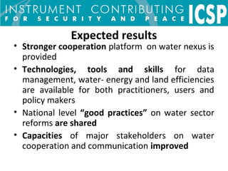 Implementation of the Water Diplomacy Project | PPT
