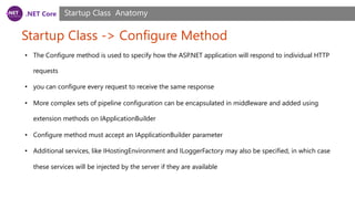 .NET Core, ASP.NET Core Course, Session 6 | PPT
