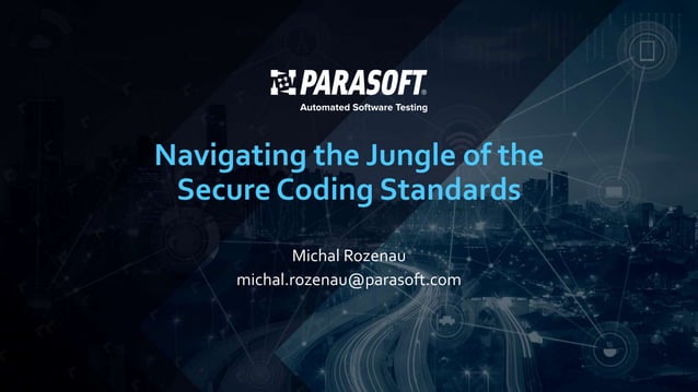 Navigating the jungle of Secure Coding Standards | PPT