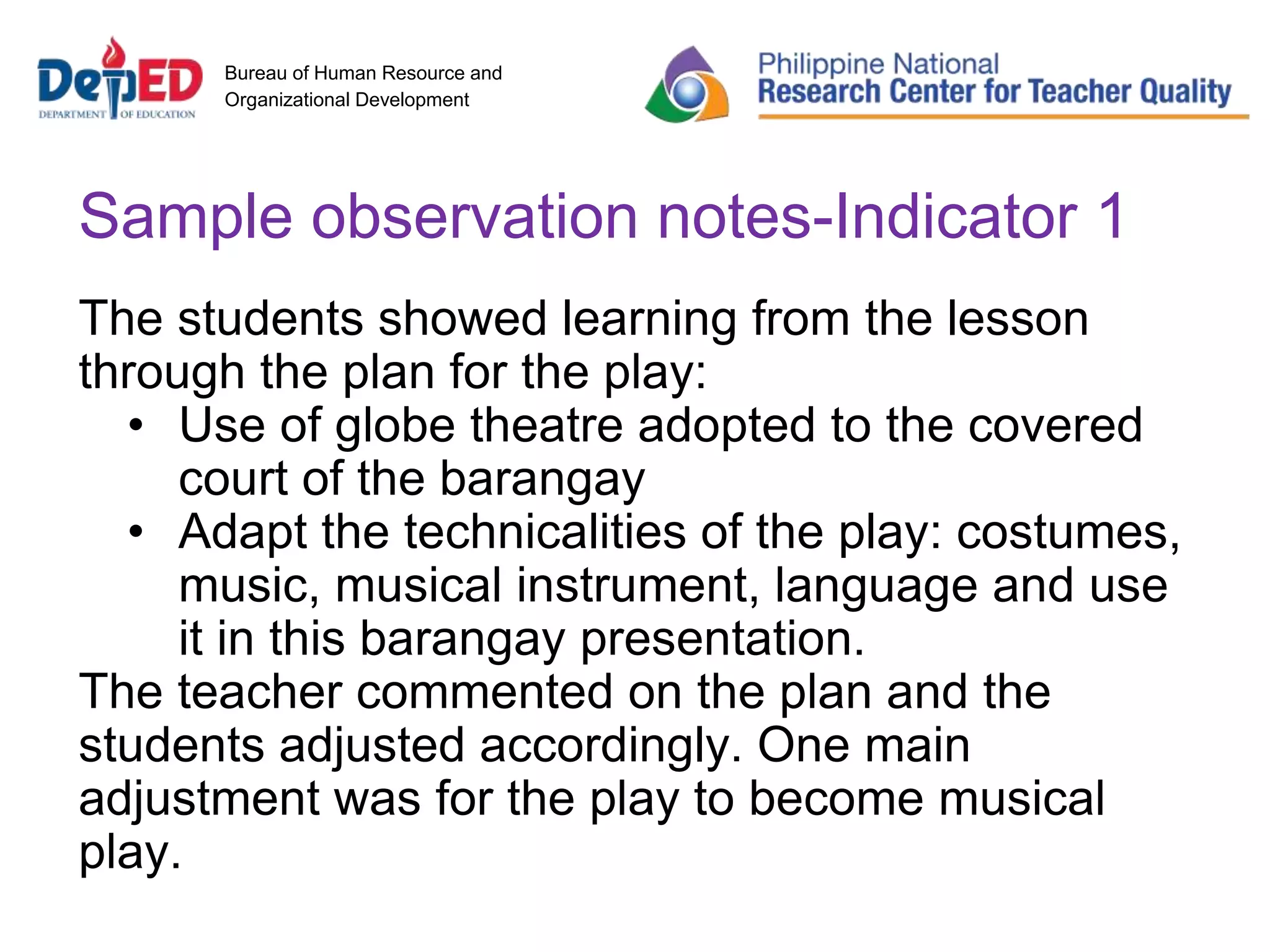 Session 6-8 Linking Observation Notes with COT Rating.pptx