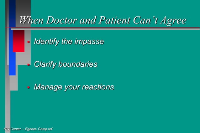 Session 6 egener compassionate refusal | PPT