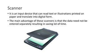 SESSION 6 - Input Devices - Optical Scanners and Magnetic Ink Character Recognition Scanner .pdf