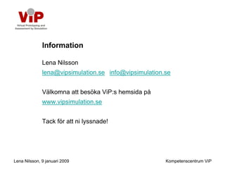 Session 64 Lena Nilsson | PPT