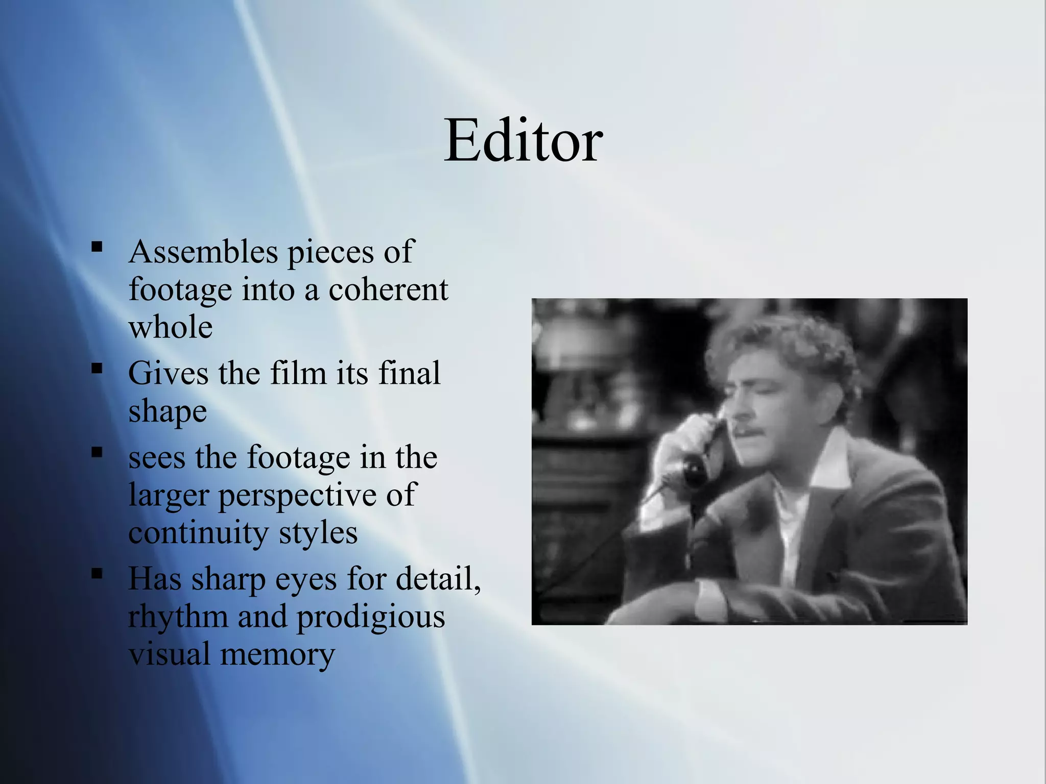 Session 6 filmmakers as story tellers: Film Appreciation Course | PPT ...