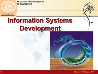 Session#6; information systems development | PPT