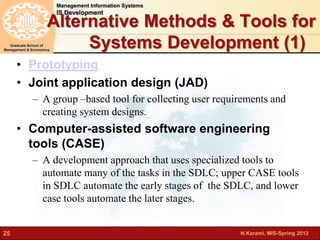 Session#6; information systems development | PPT