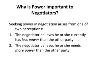 Session 6 power in negotiation bookbooming | PPT