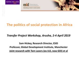The Politics of Social Protection in Africa | PPT