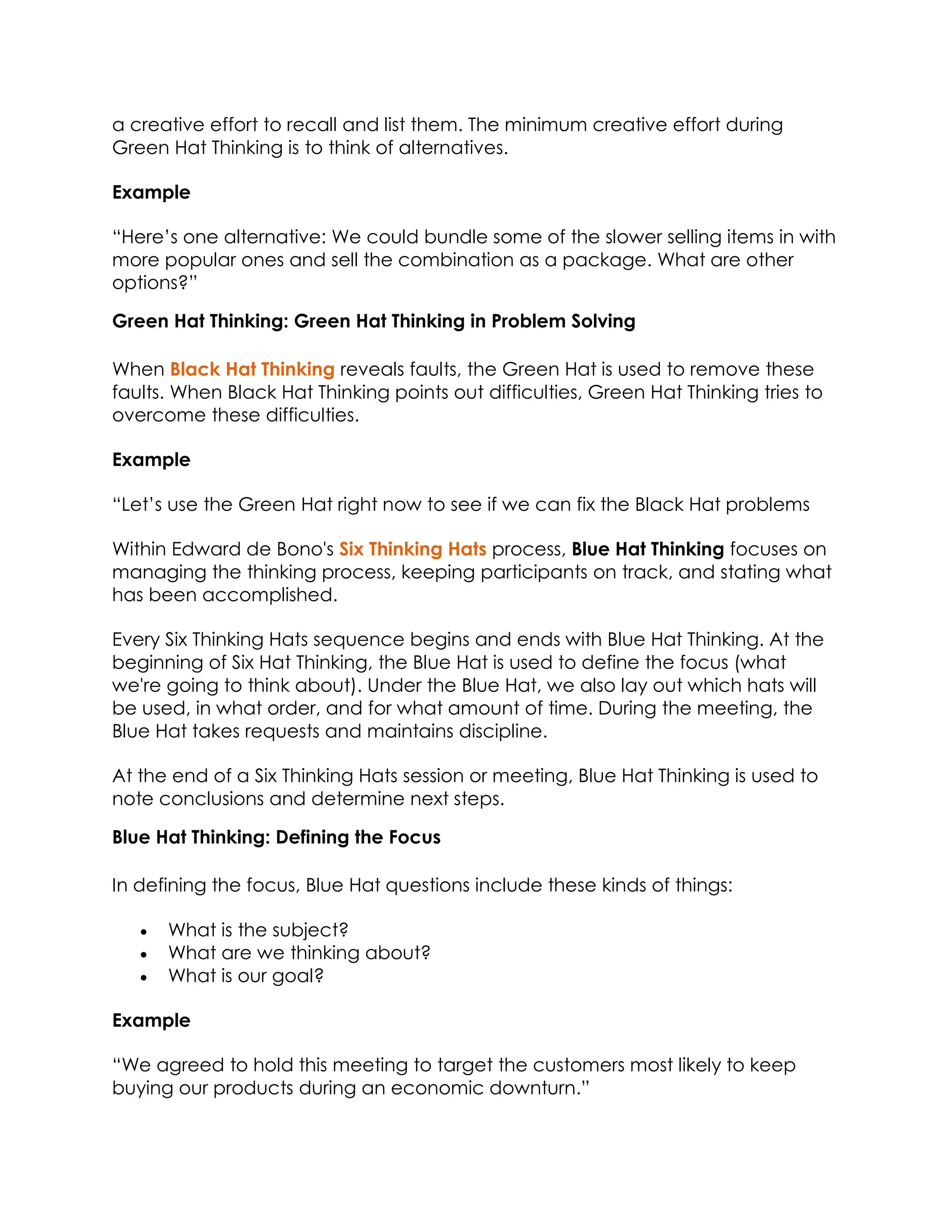 Presentation on usage of Six Thinking Hats.pdf