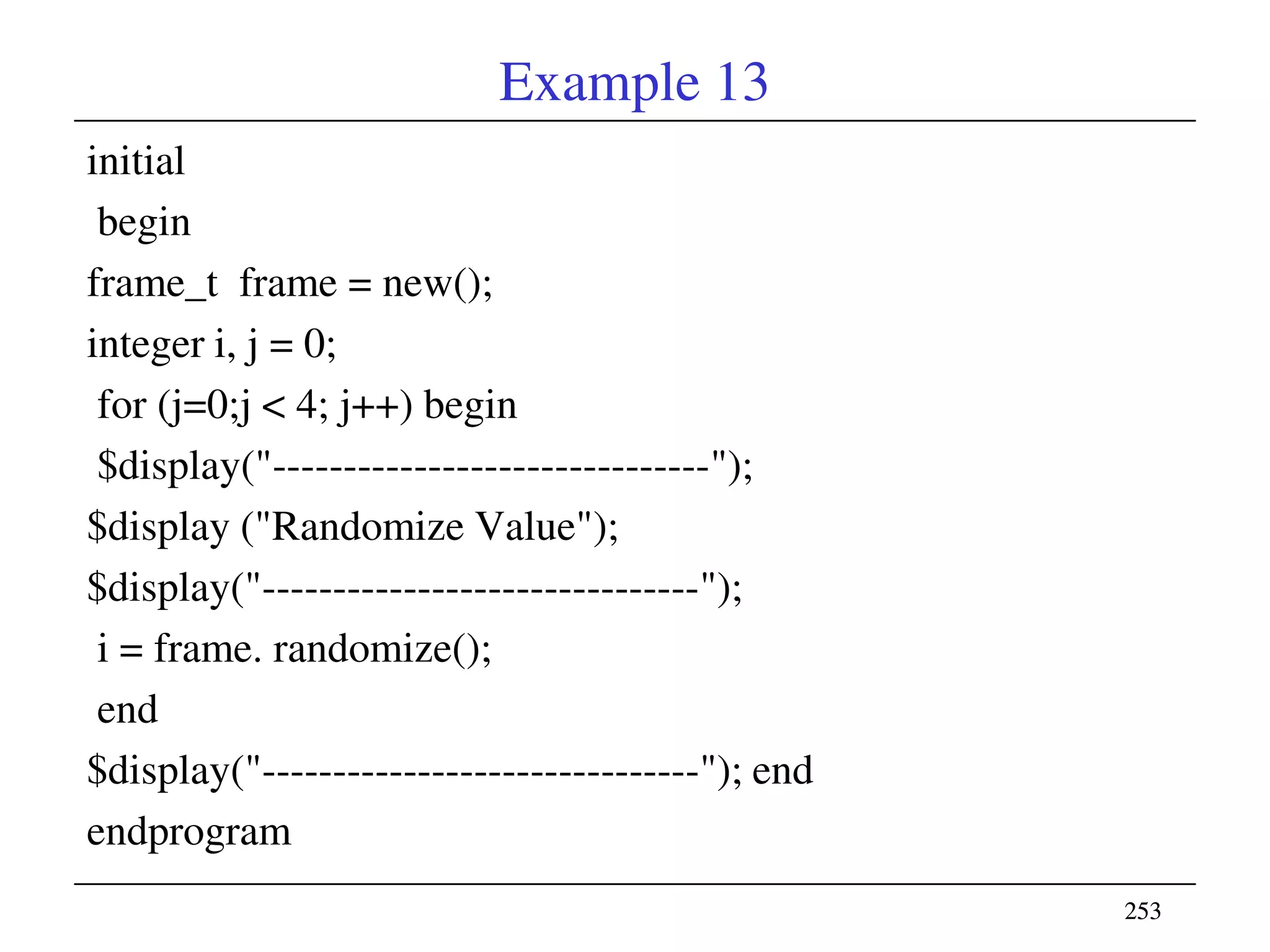 Session 6 sv_randomization | PDF