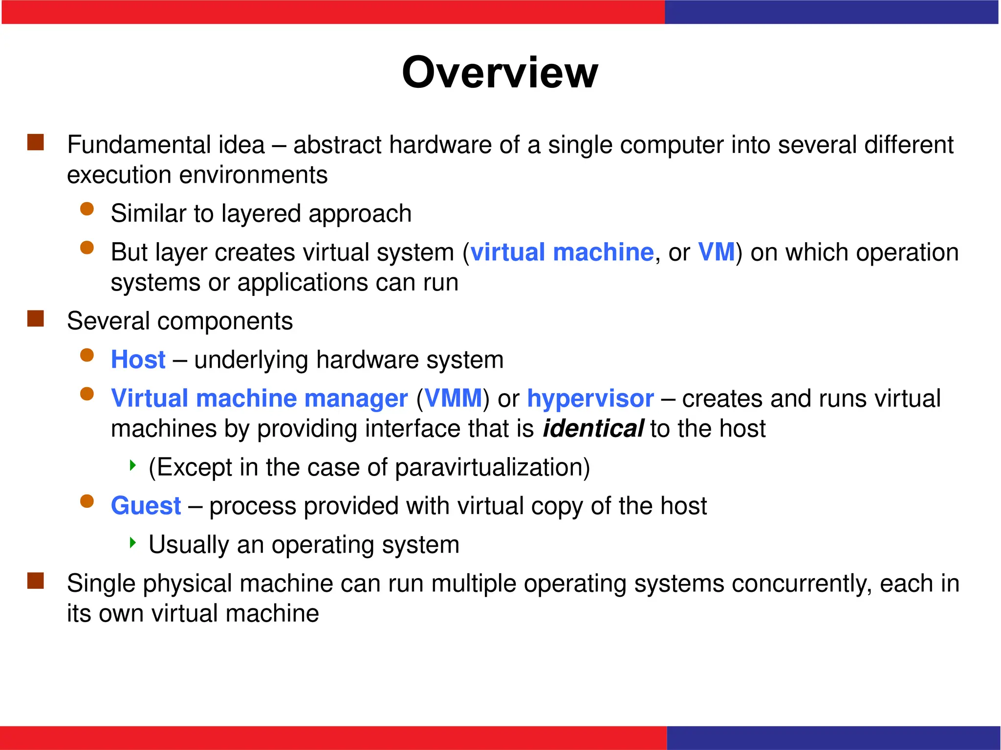 Session 6(Virtual Machine) in operating system | PPTX