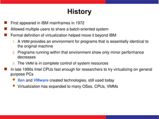 Session 6(Virtual Machine) in operating system | PPTX