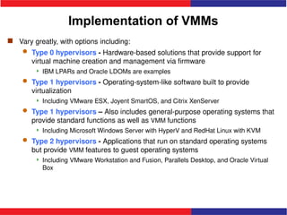 Session 6(Virtual Machine) in operating system | PPTX