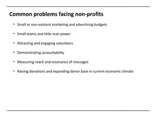 Social Media and Non Profits | PPT