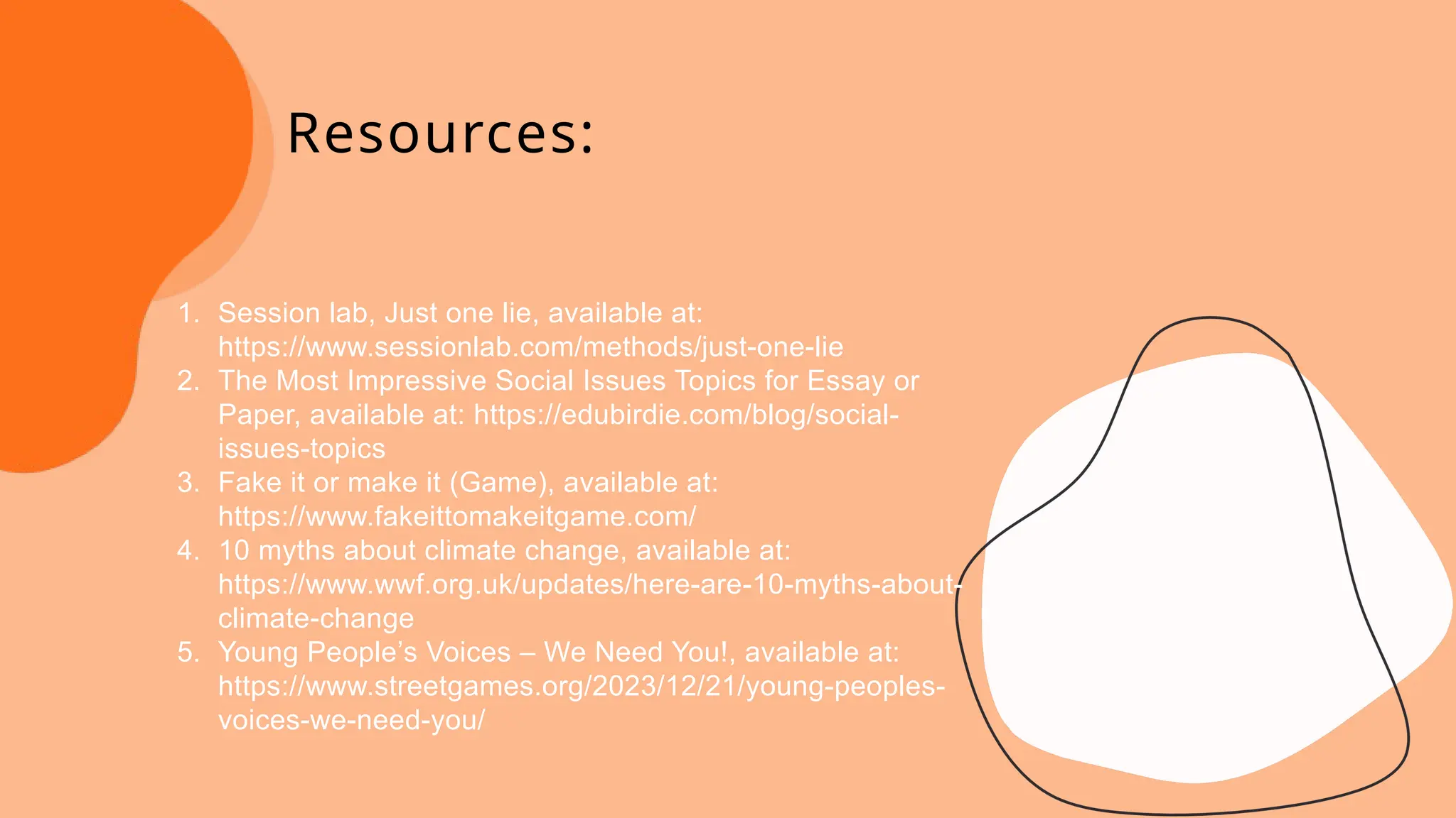 Awareness and selection of different types of topics | PPT