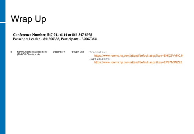 Session 7 gdas pmp study group presentation | PPT