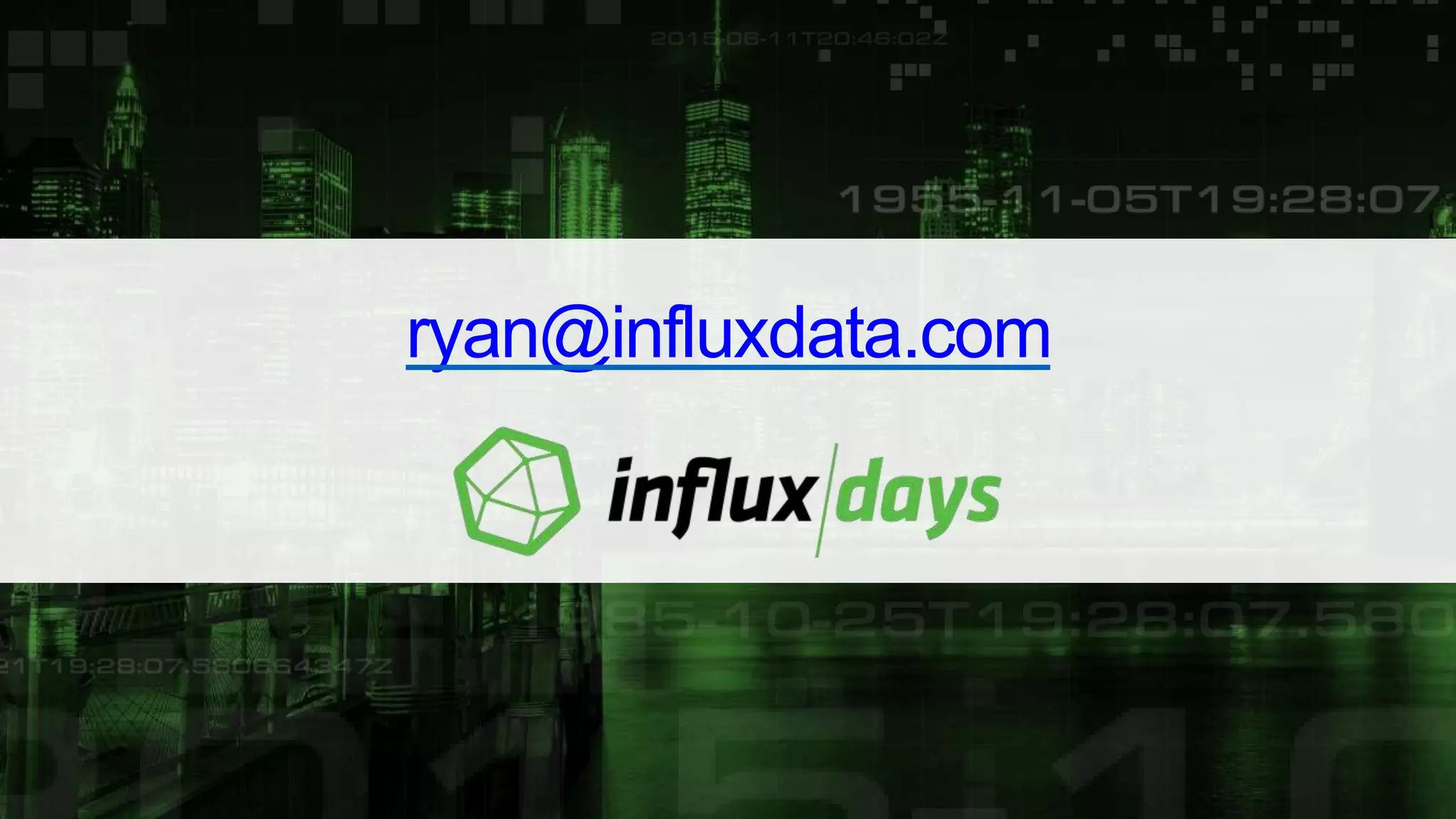 InfluxData Internals by Ryan Betts | PPT