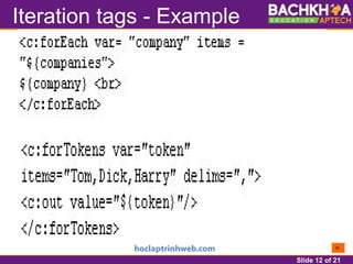 Session 7 : jstl - Giáo trình Bách Khoa Aptech | PPT