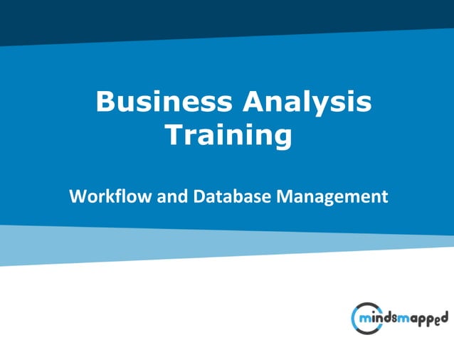 Workflow and Database Management | PPT