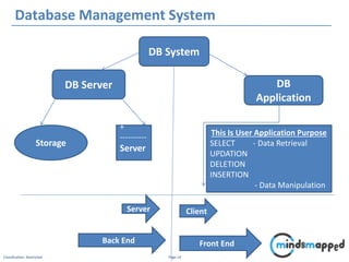 Workflow and Database Management | PPSX | Databases | Computer Software and Applications