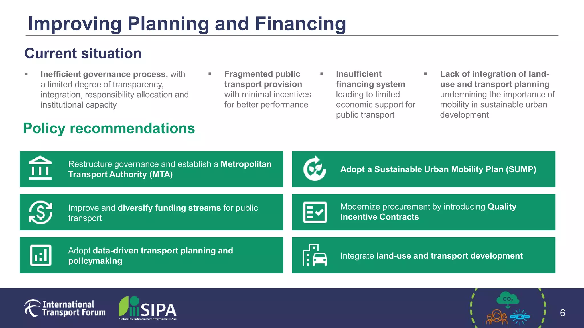 Session 7b: Part I - Decarbonising urban transport - ITF | PPT