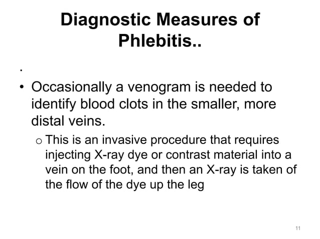 Session 7_ Care of A Patient with Phlebitis.ppt | Blood Disorders ...