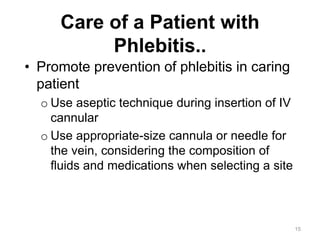 Session 7_ Care of A Patient with Phlebitis.ppt