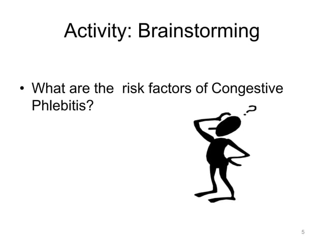 Session 7_ Care of A Patient with Phlebitis.ppt | Blood Disorders ...
