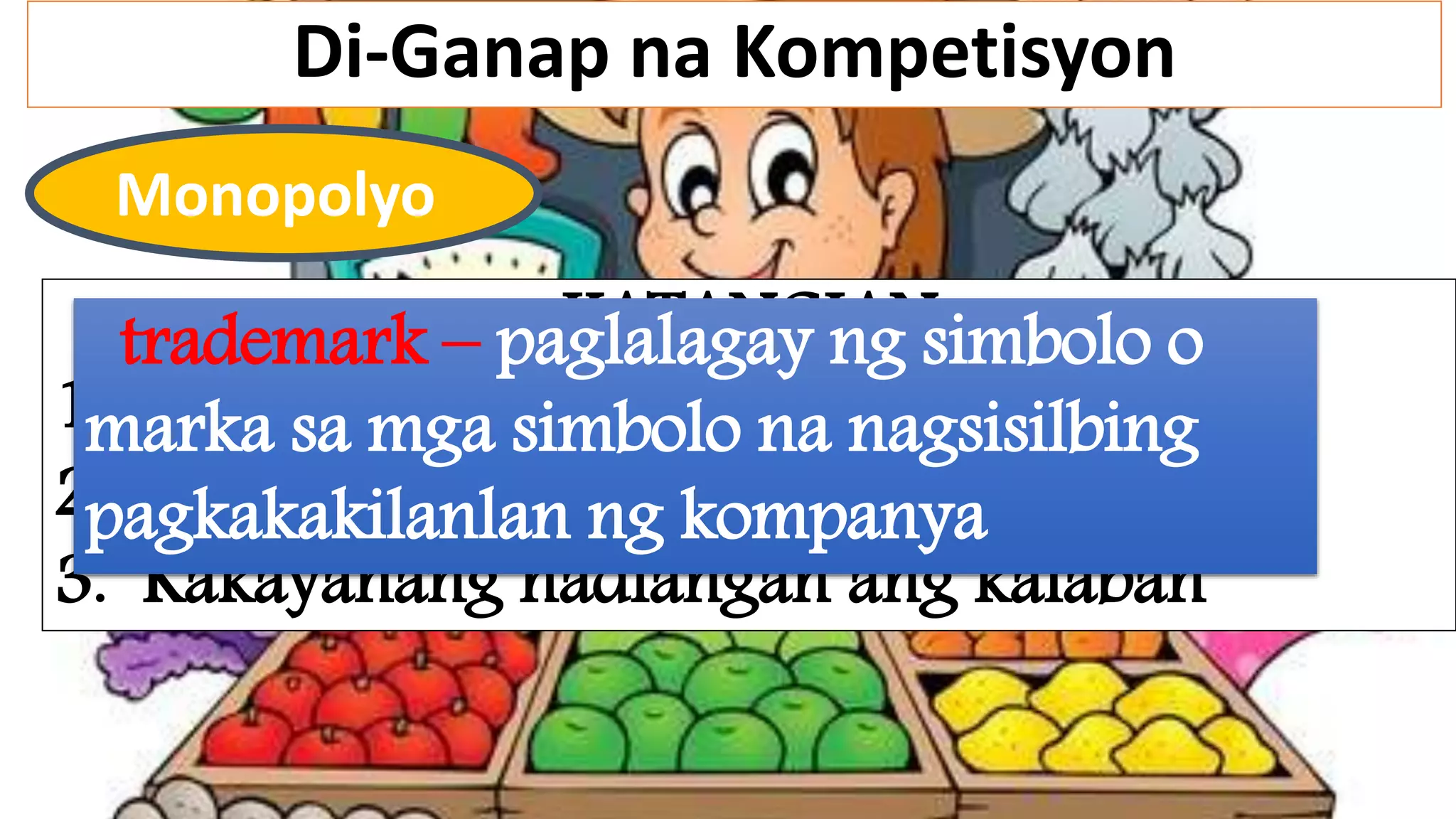 Session 7 estruktura ng pamilihan | PPTX