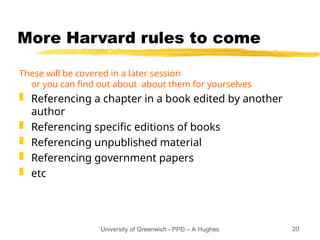 Session 7 Harvard referencing - fm UoG server.ppt
