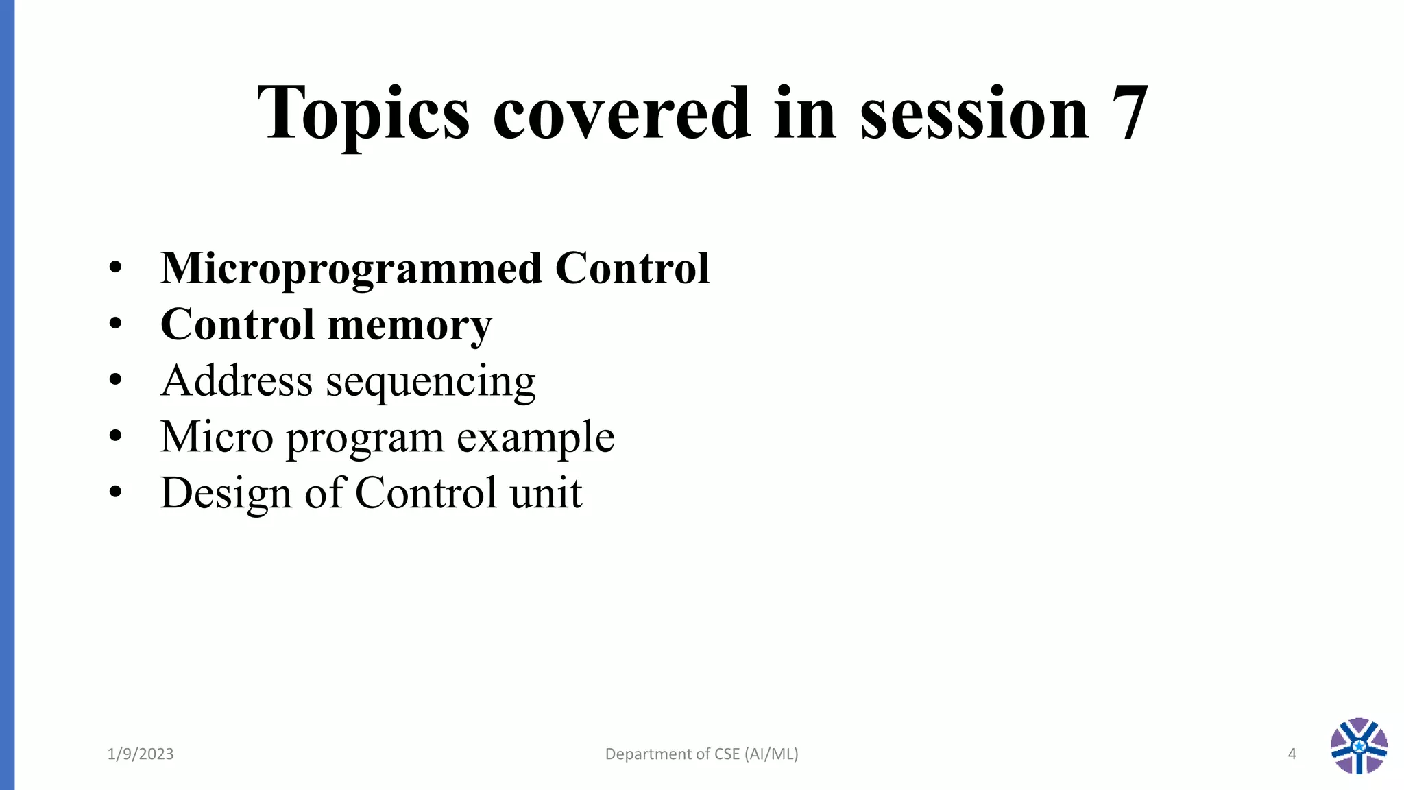 Cs304pccomputer Organization And Architecture Session 7